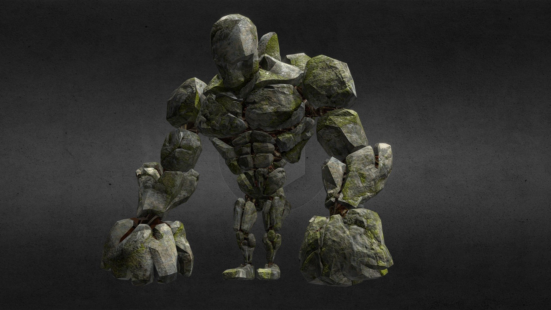 Golem MiniBoss - 3D model by Davide Chiarenza (@IlTurco) [568df83 ...