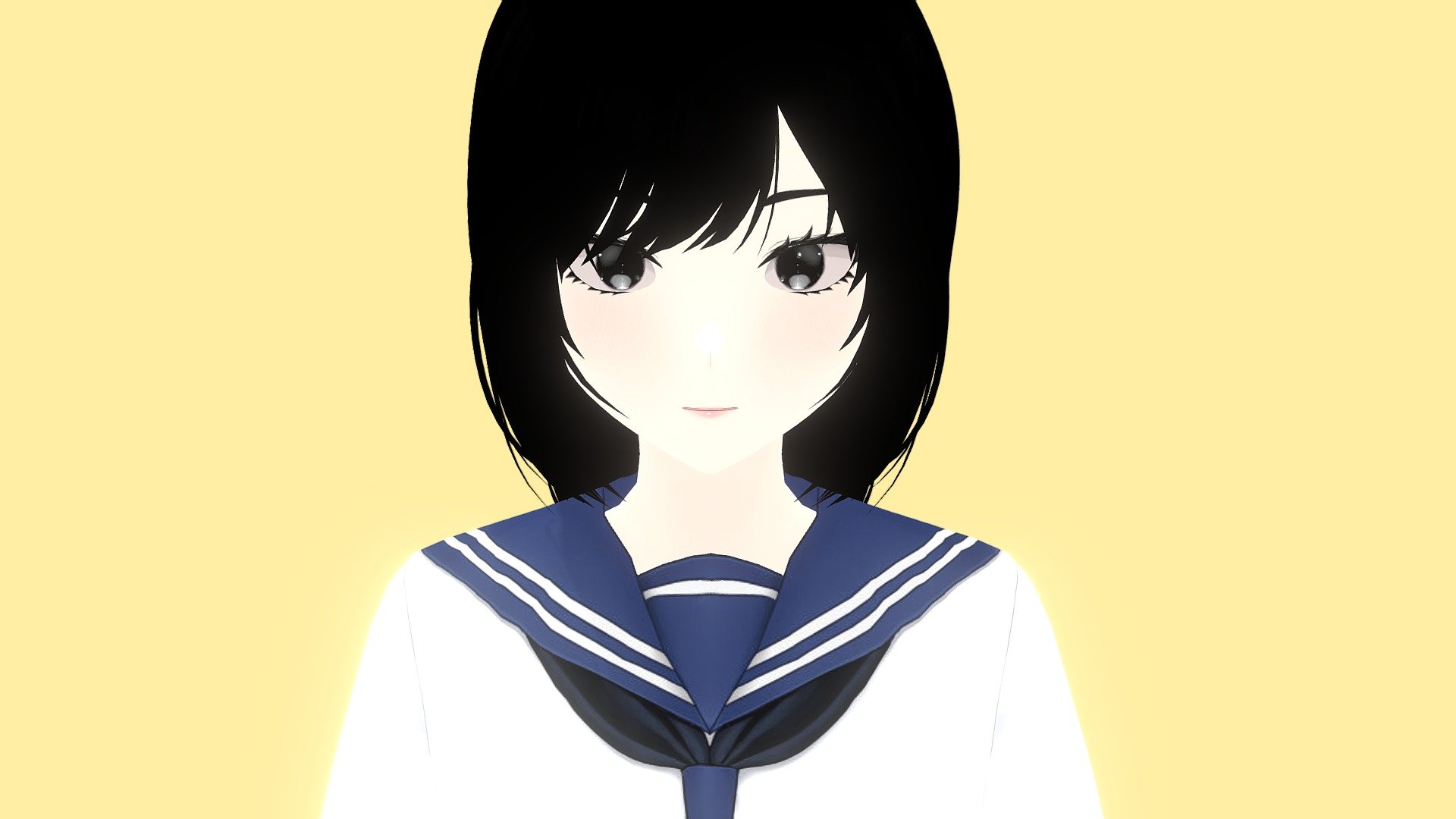 Cute Anime School Girl Saiko - 3D model by Kasuga𓅂 (@kasuga) [568f128 ...