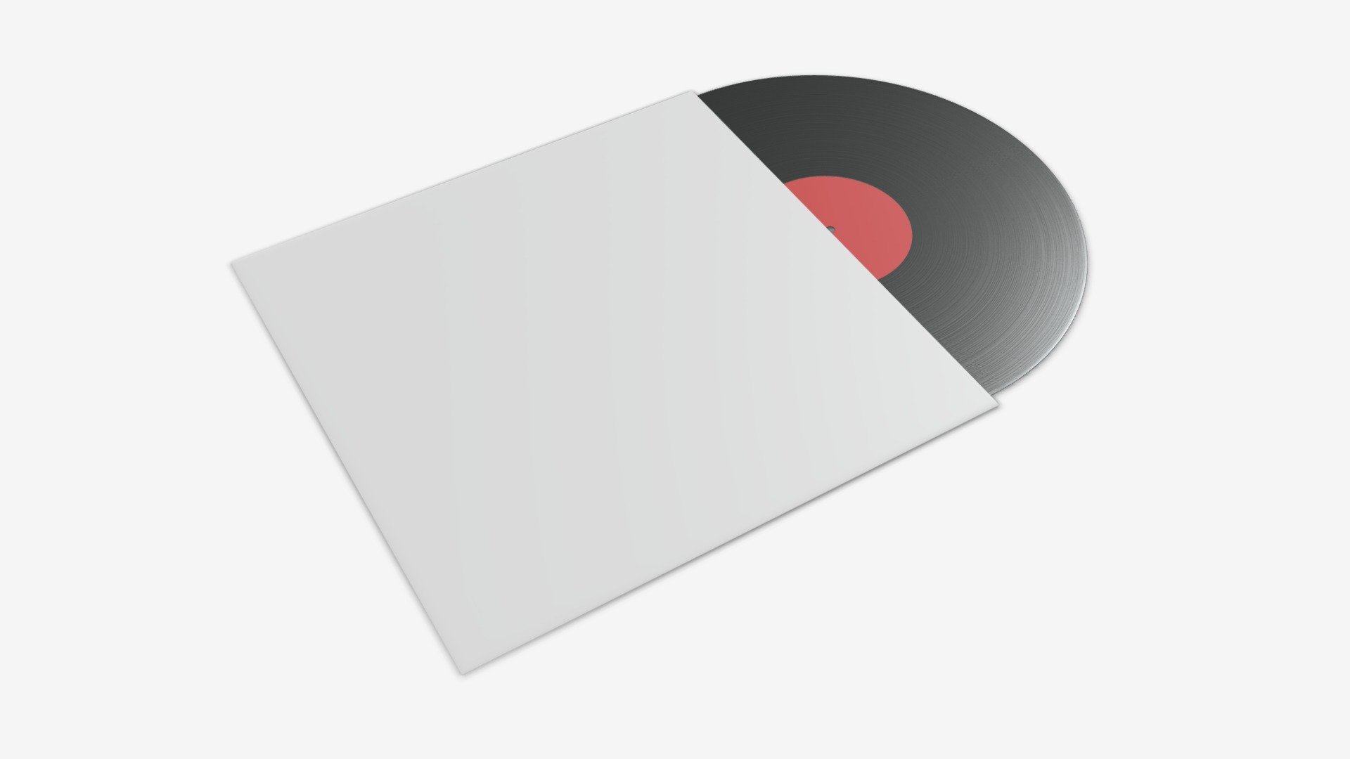 Vinyl record with cover 03 - Buy Royalty Free 3D model by HQ3DMOD ...