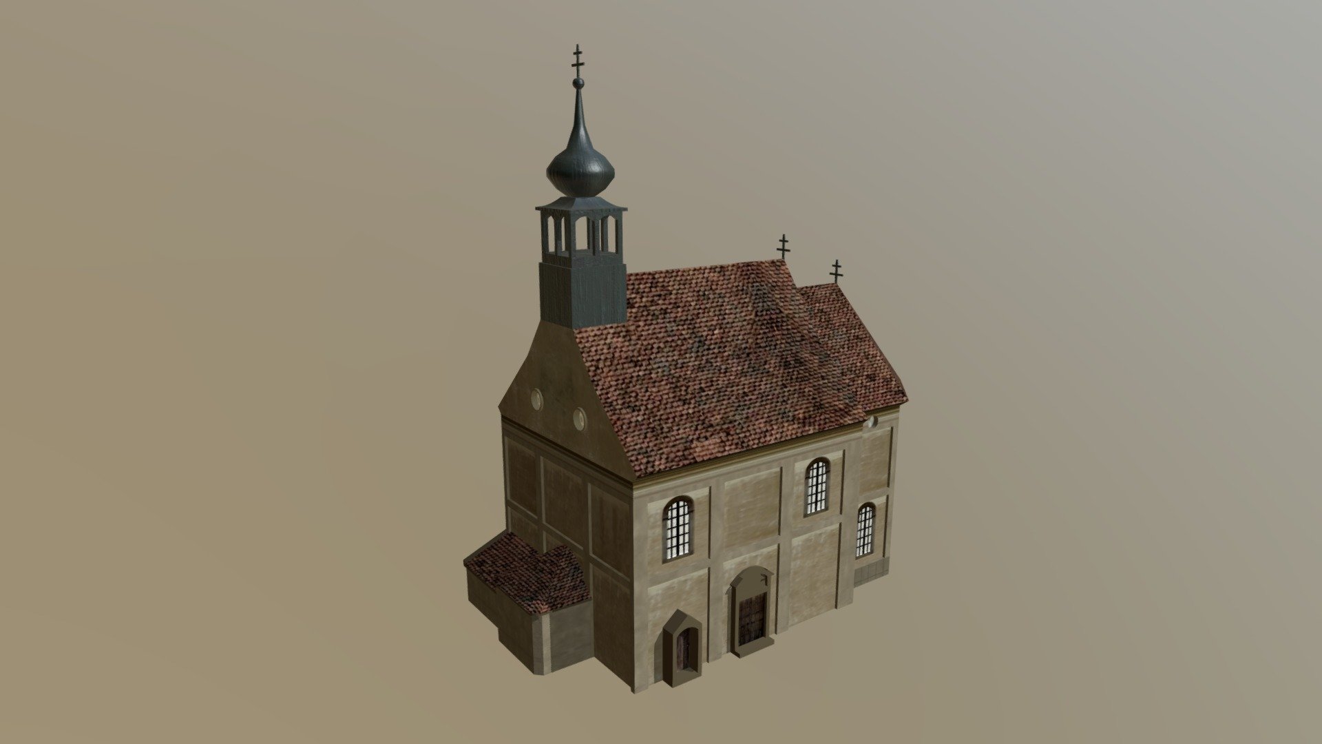 St. Nicholas' Church - 3D model by Tomas13TO [568ff5b] - Sketchfab