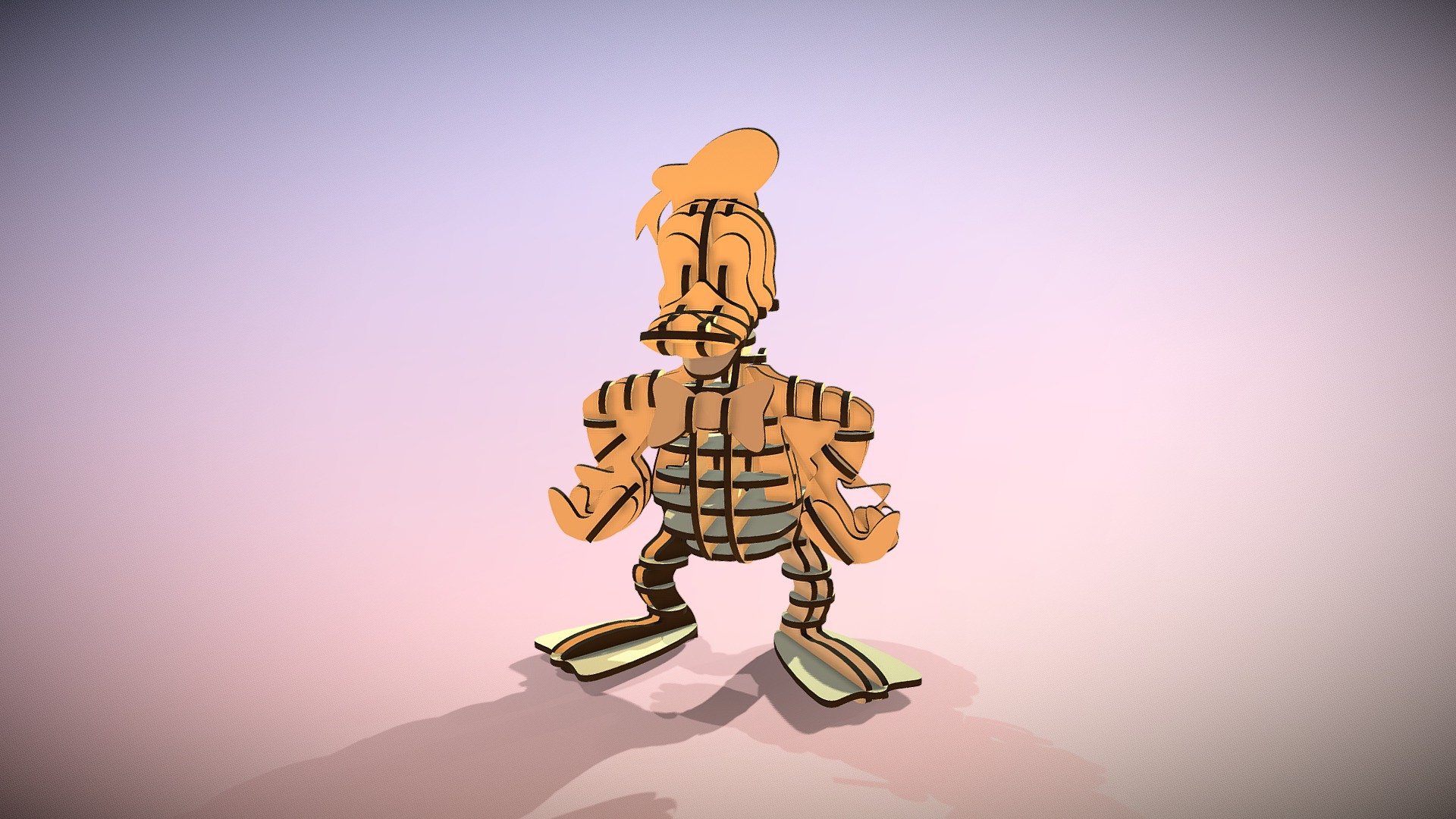 Donald (cutting laser) - 3D model by Mitrik [5690cd9] - Sketchfab