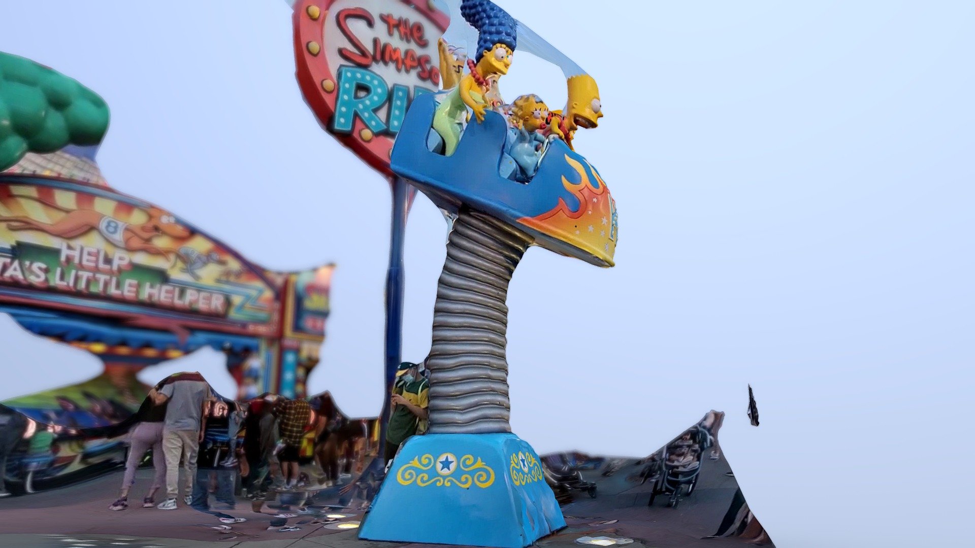 Simpsons Ride Statue at Universal Orlando - 3D model by stevencmutter ...