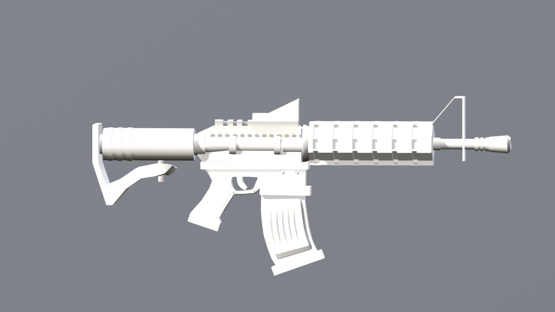 Gun low poly - Download Free 3D model by Thehakan [5691db8] - Sketchfab