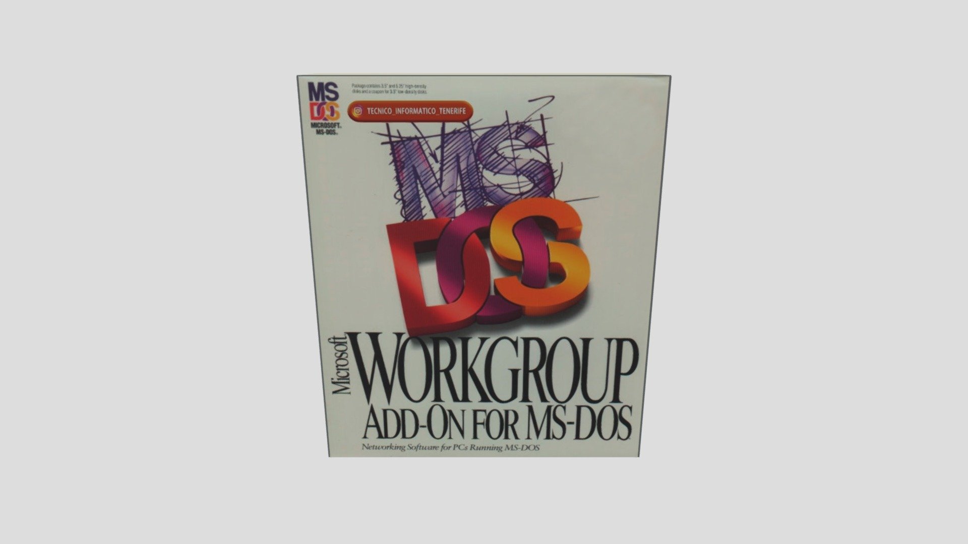 microsoft windows MS DOS Box 3D - 3D model by Ernesto Sanabria Gonzalez ...