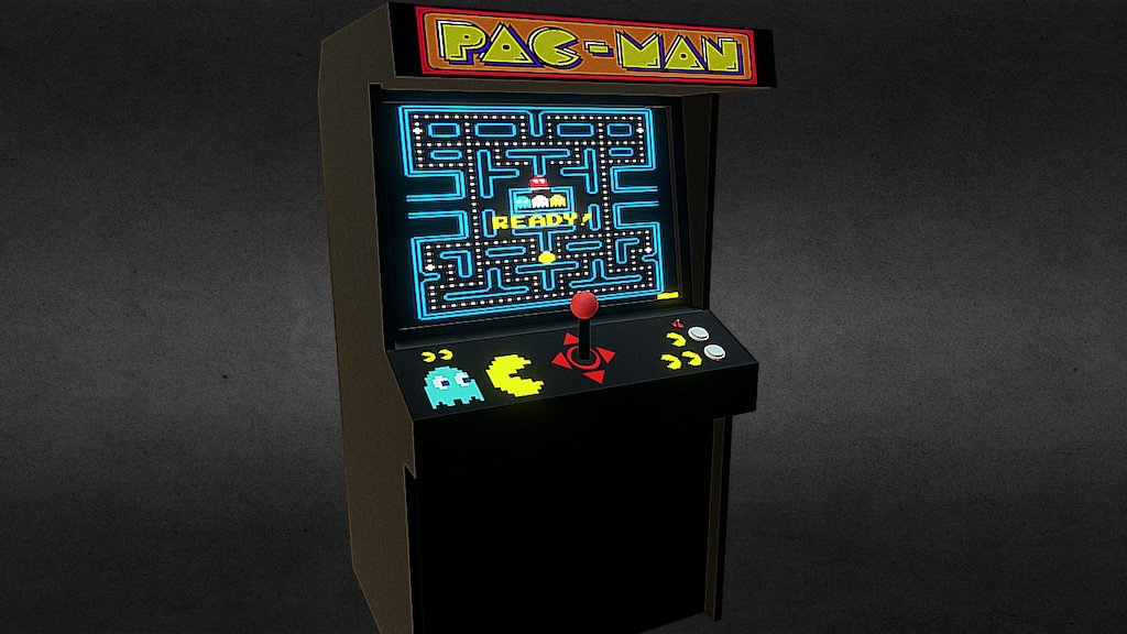Arcade Machine - 3D model by Logan Smith (@lsmith17) [56930a0] - Sketchfab