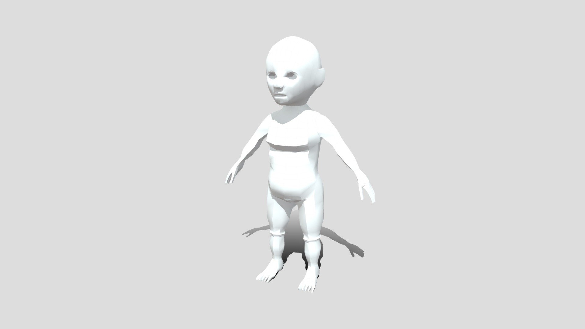 2021 Baby Girl Basemesh - 3D model by Afritarian [5695e15] - Sketchfab