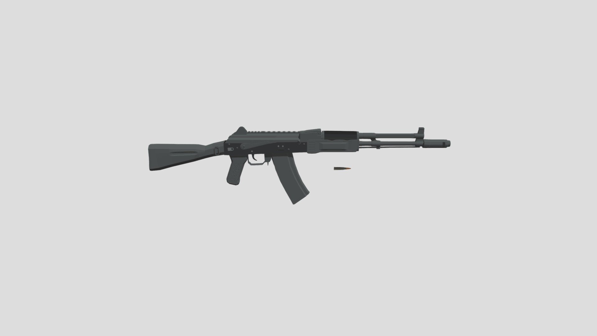 Low poly AK107 - Download Free 3D model by zgoosr [5695e1c] - Sketchfab