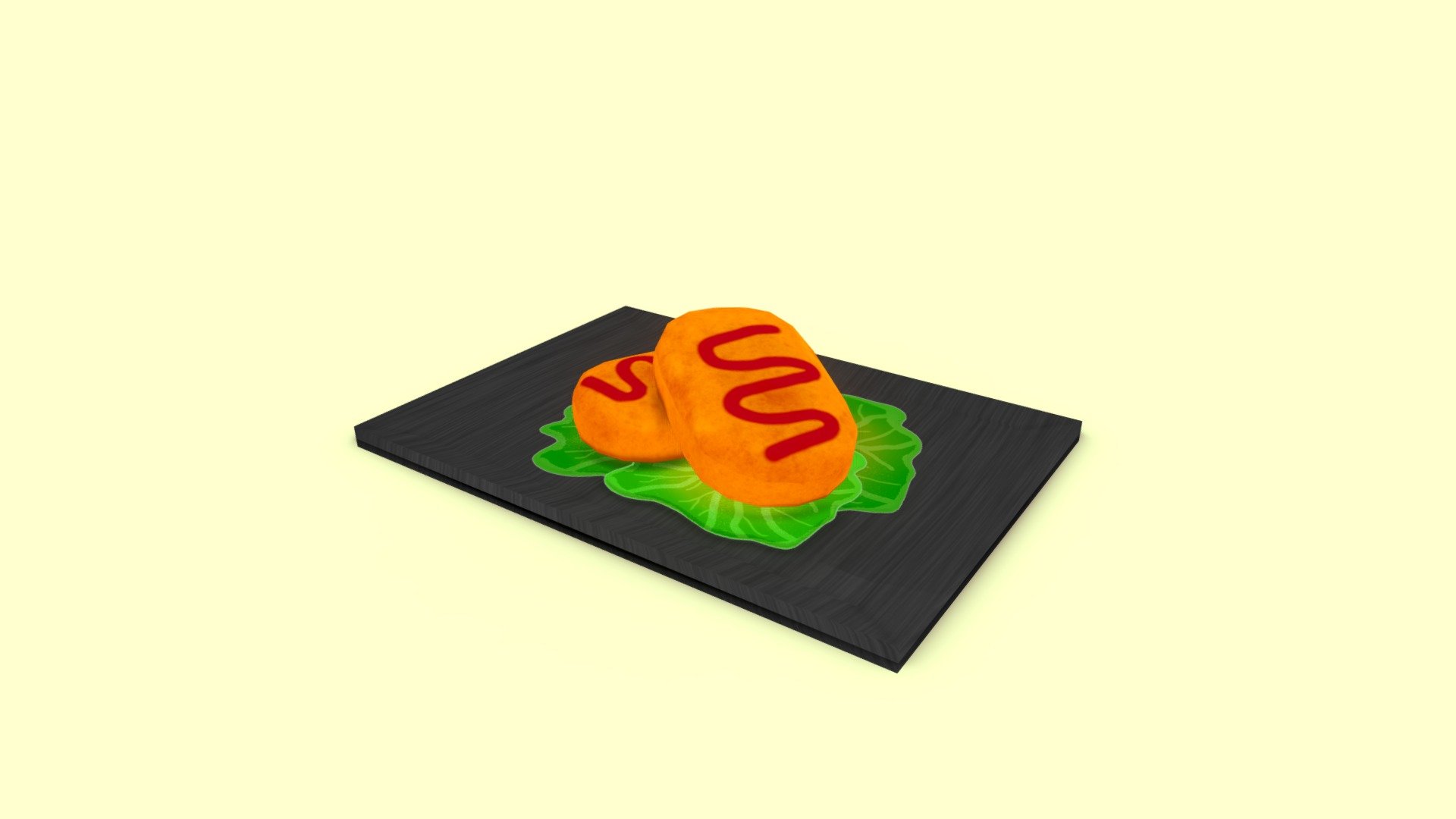 Croquettes - Download Free 3D model by Citrus (@citrusfriendd) [569a225 ...