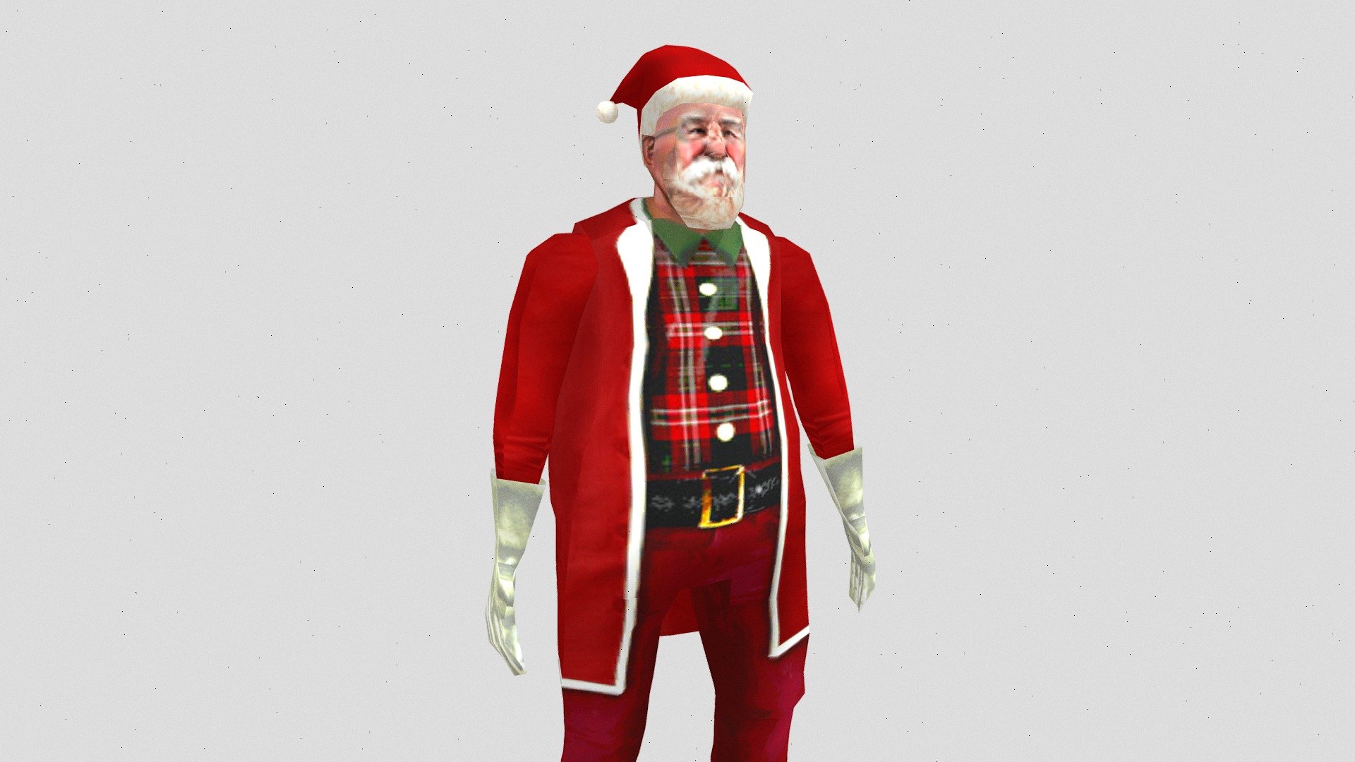 Santa Claus PS1 Style - 3D model by Francisco.Lucas [569b476] - Sketchfab