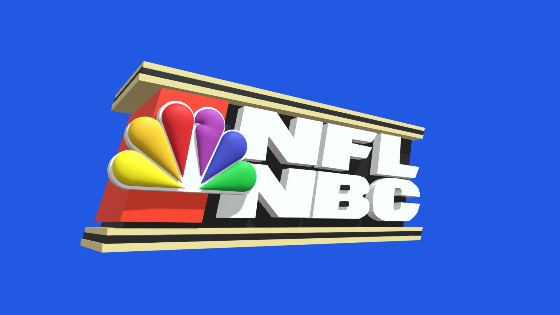 NFL On NBC Logo 1996-1998 - Download Free 3D model by jjussyman15 ...
