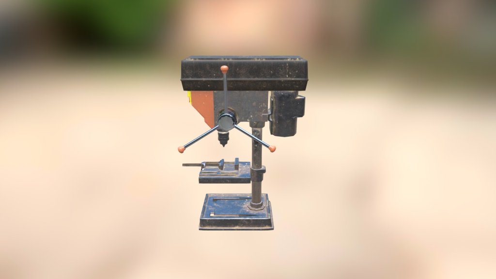Drill Machine - 3D model by wdanur [569d051] - Sketchfab