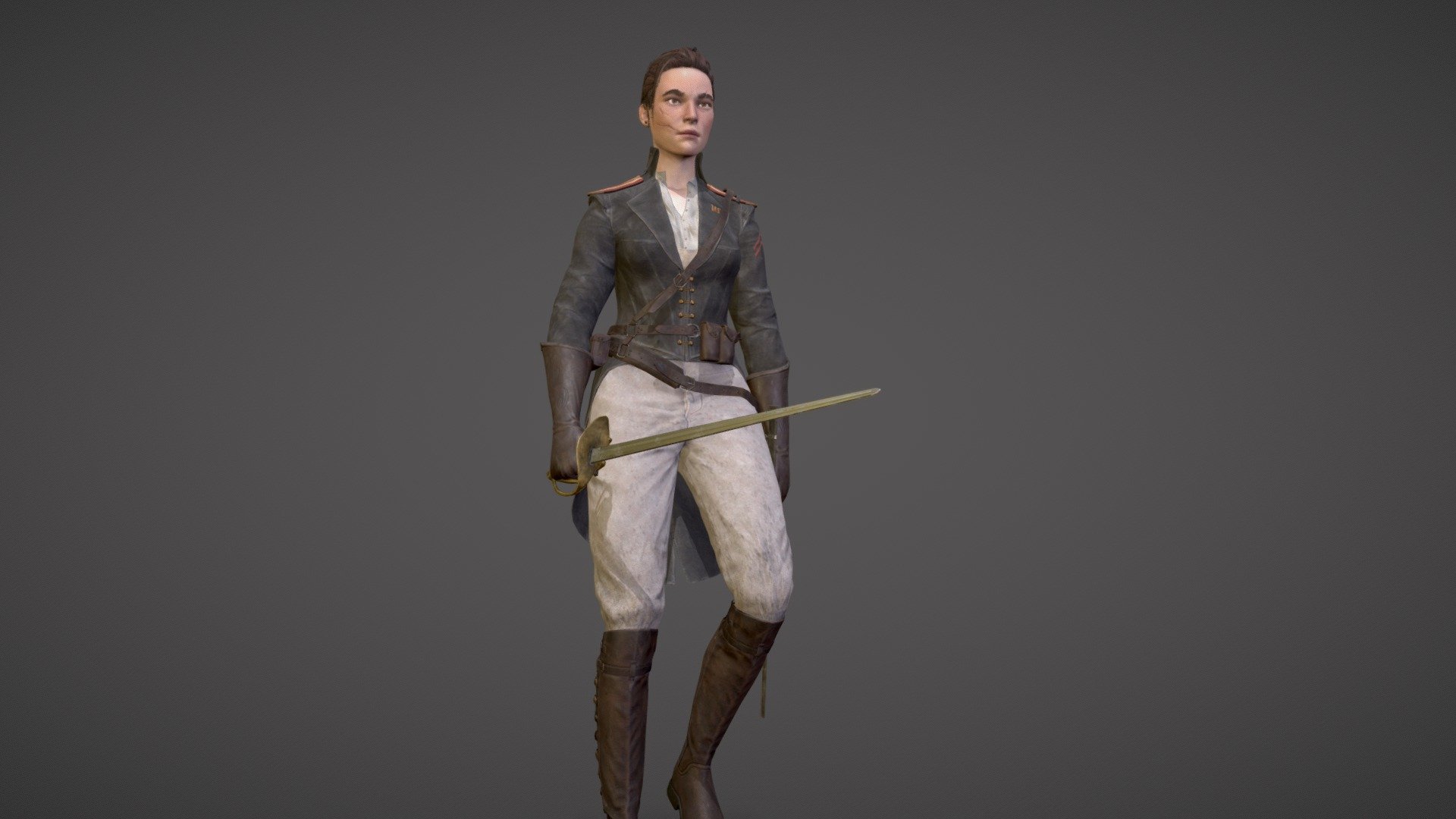 Female Soldier |Game-Ready| - Buy Royalty Free 3D model by Viverna ...