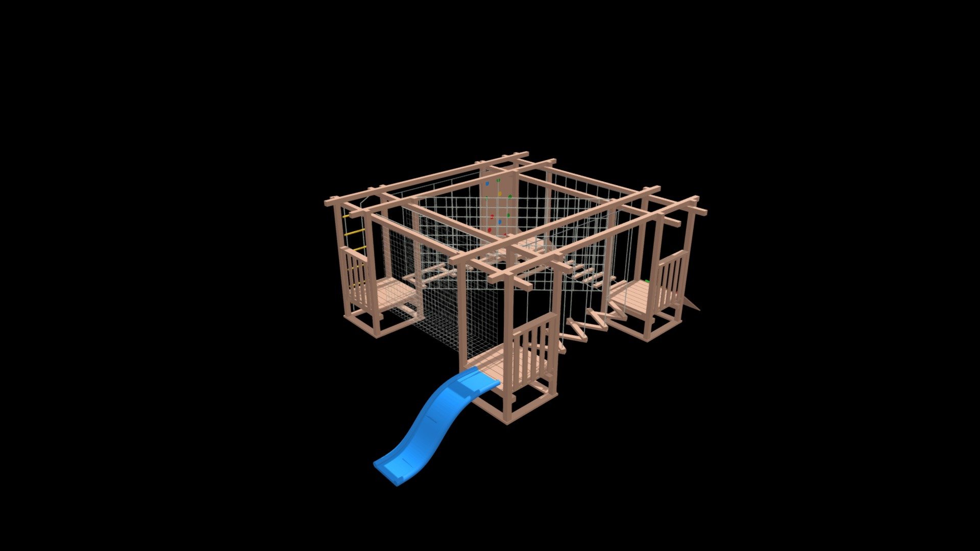 Mini Rope Park - 3D model by rope.park.ru [569e50c] - Sketchfab