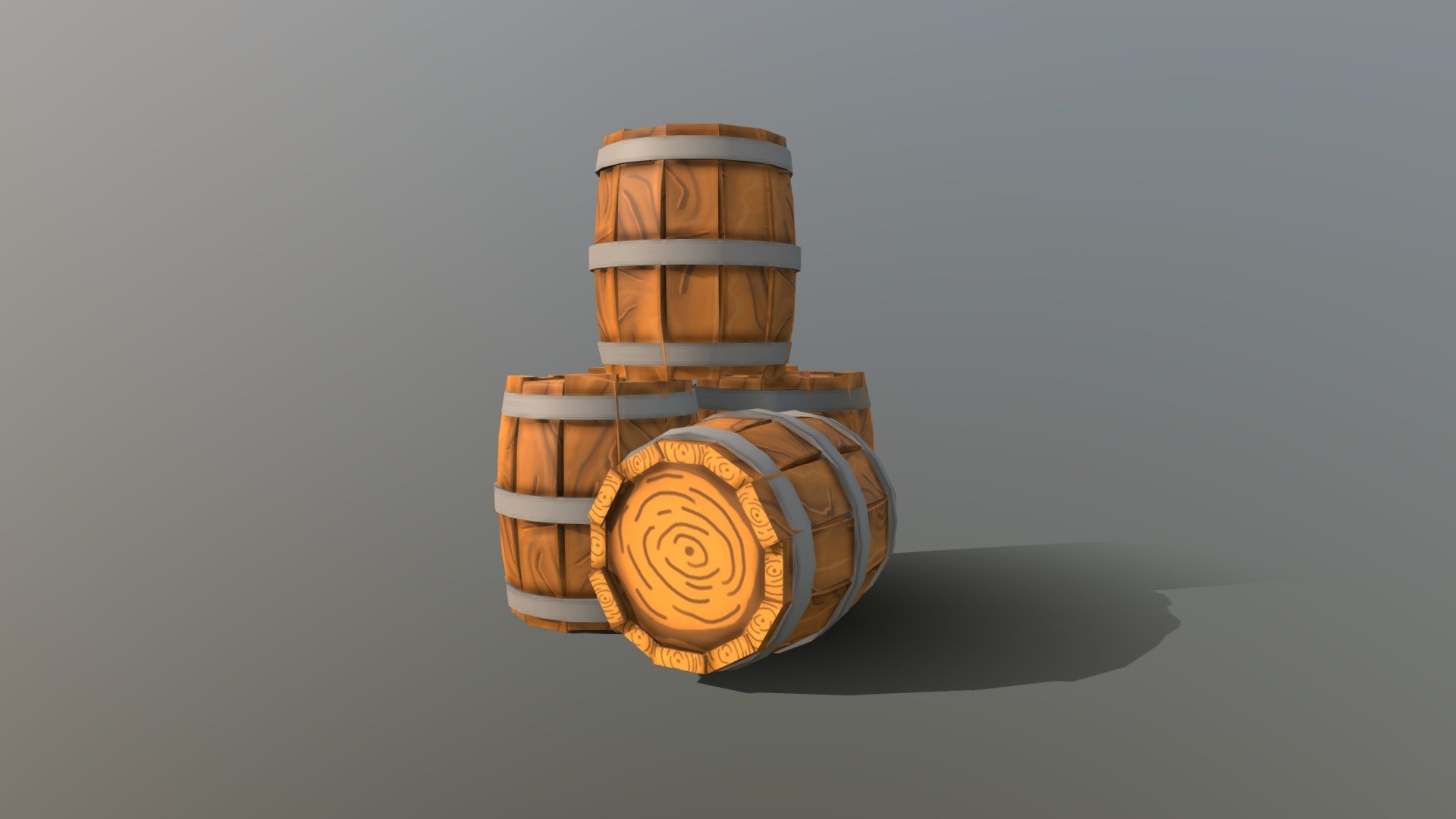 HandPainted Barrels - Download Free 3D model by Myjato [569e859 ...