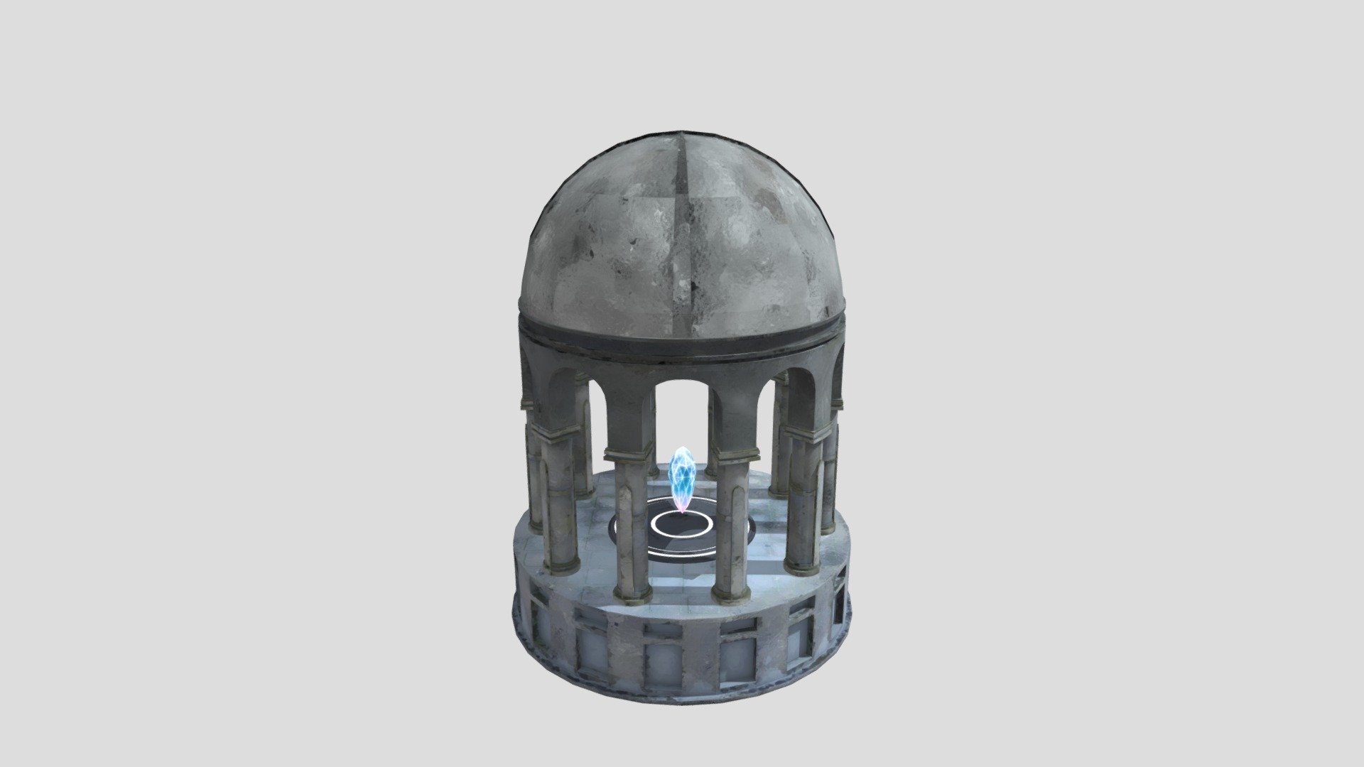 Game ready - main structure for runic scene - 3D model by rm20 ...