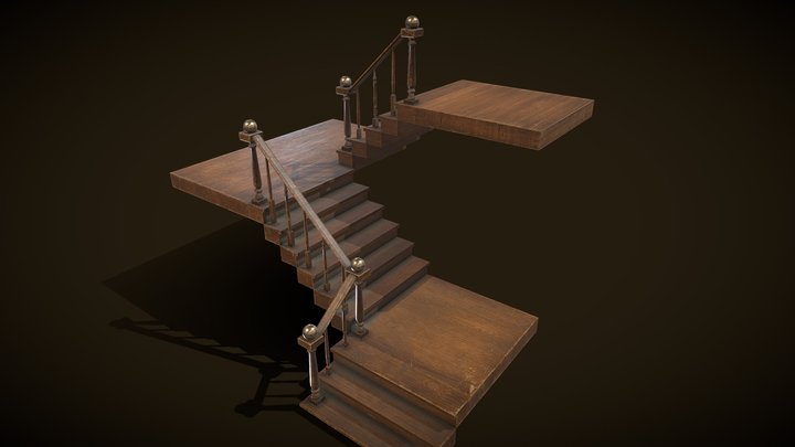 Stairs 3D models - Sketchfab