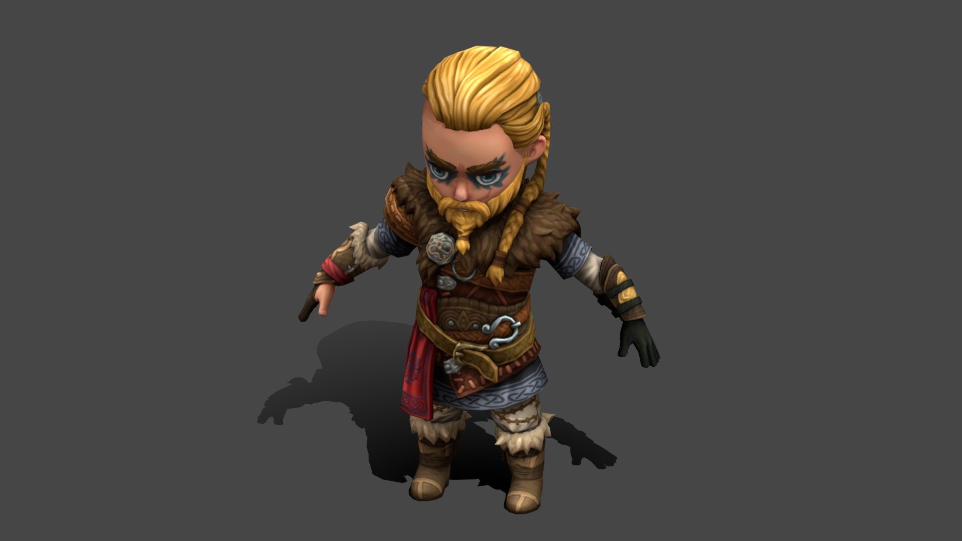 Warrior - Buy Royalty Free 3D model by usmangill [56a12f1] - Sketchfab ...