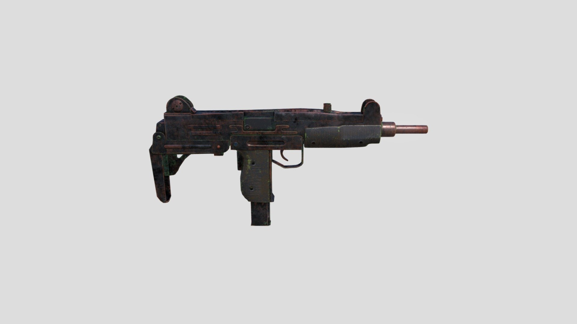 uzi2 - 3D model by t4rox [56a53c6] - Sketchfab