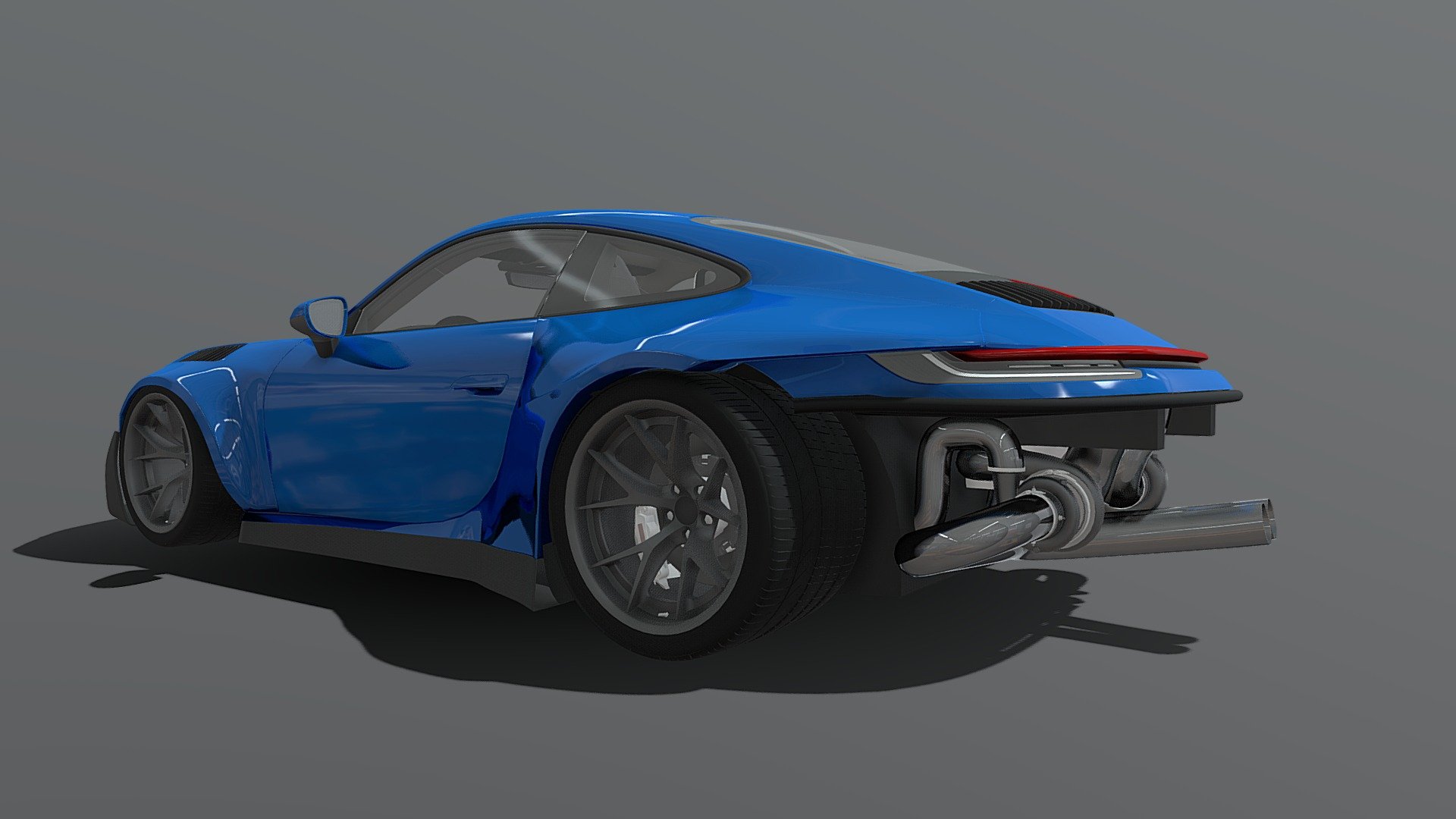 Porsche 911 992 Custom Twin Turbo - Download Free 3D model by ...