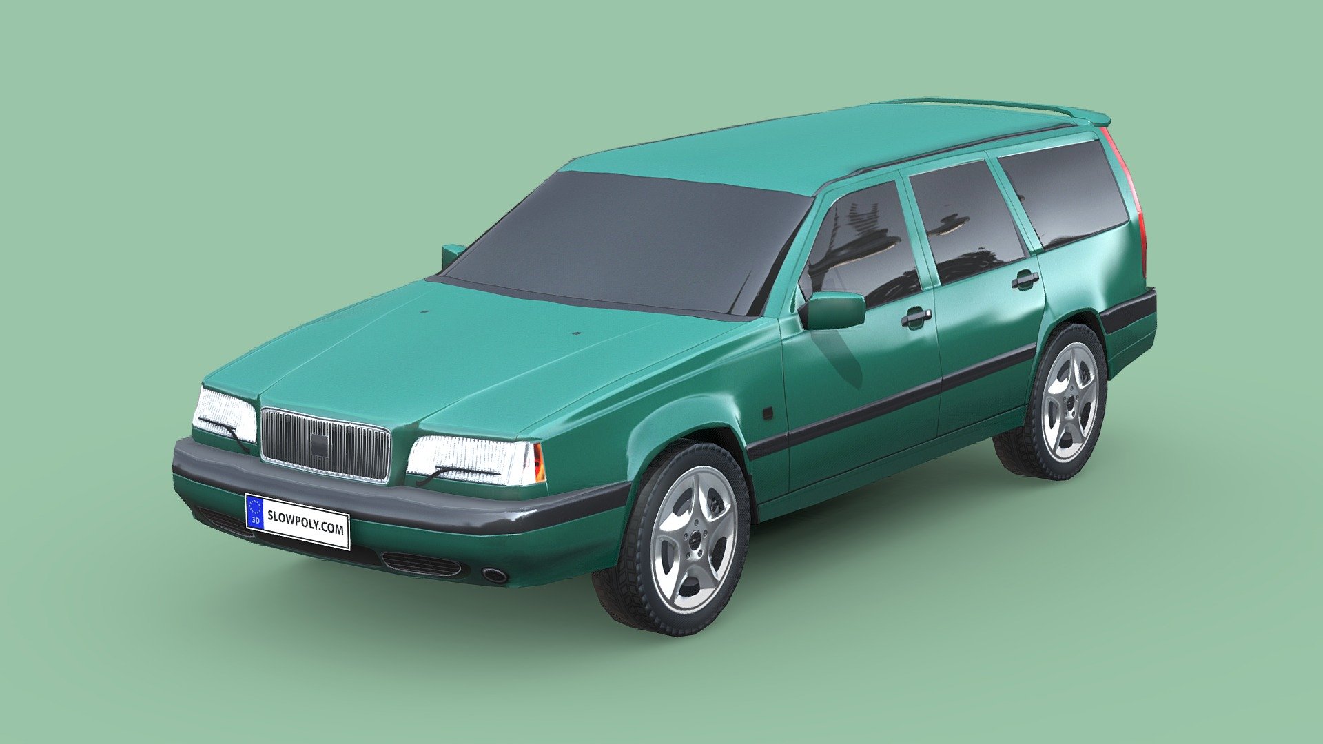 Volvo 850 wagon 1997 - Buy Royalty Free 3D model by slowpoly [56aa0f6 ...