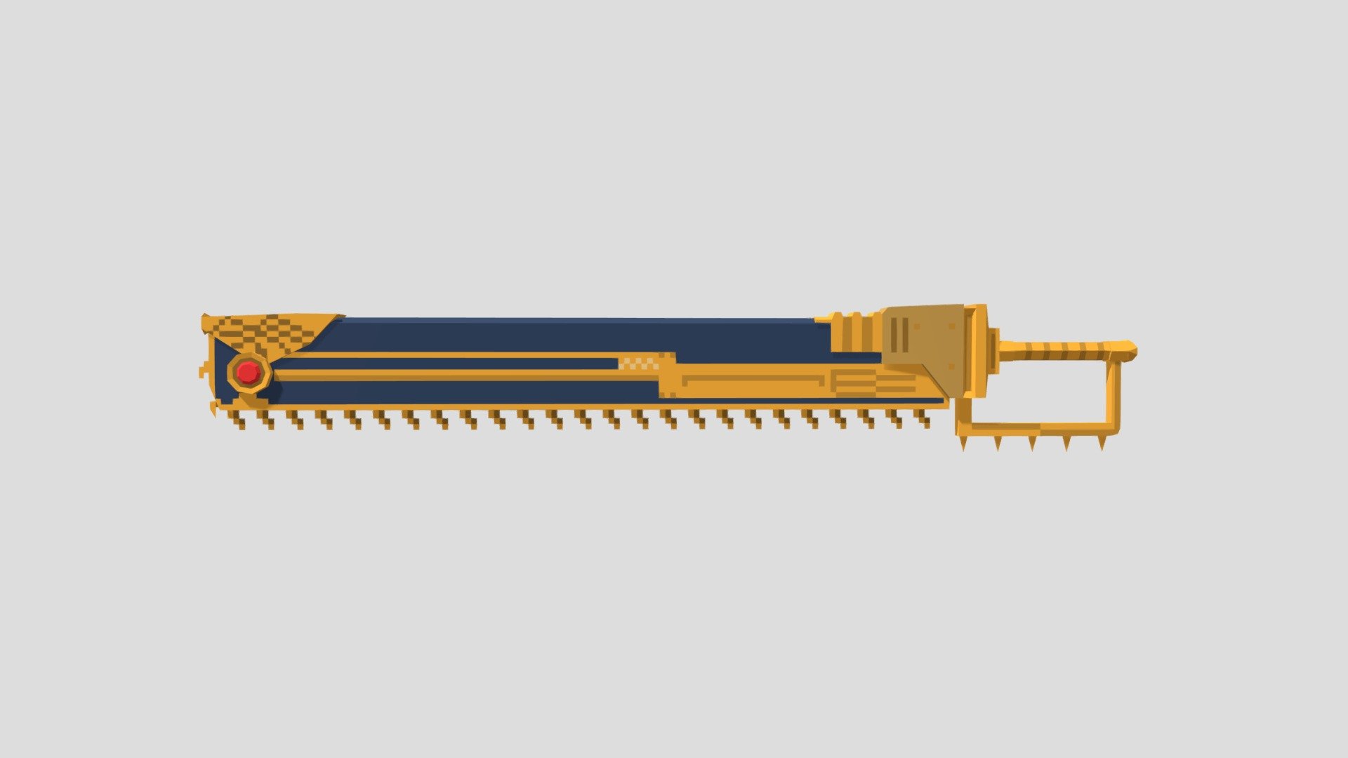 Low poly Chainsword from Warhammer - Download Free 3D model by ...