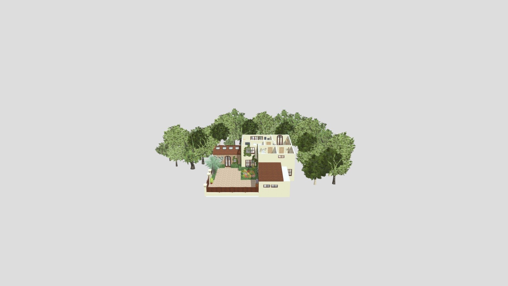 Spanish Colonial Villa - Download Free 3D model by Home Design 3D ...