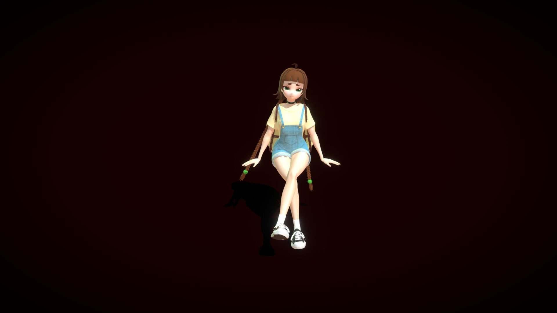 Turtle girl - 3D model by hubin (@gnlqlssja) [56abf4b] - Sketchfab