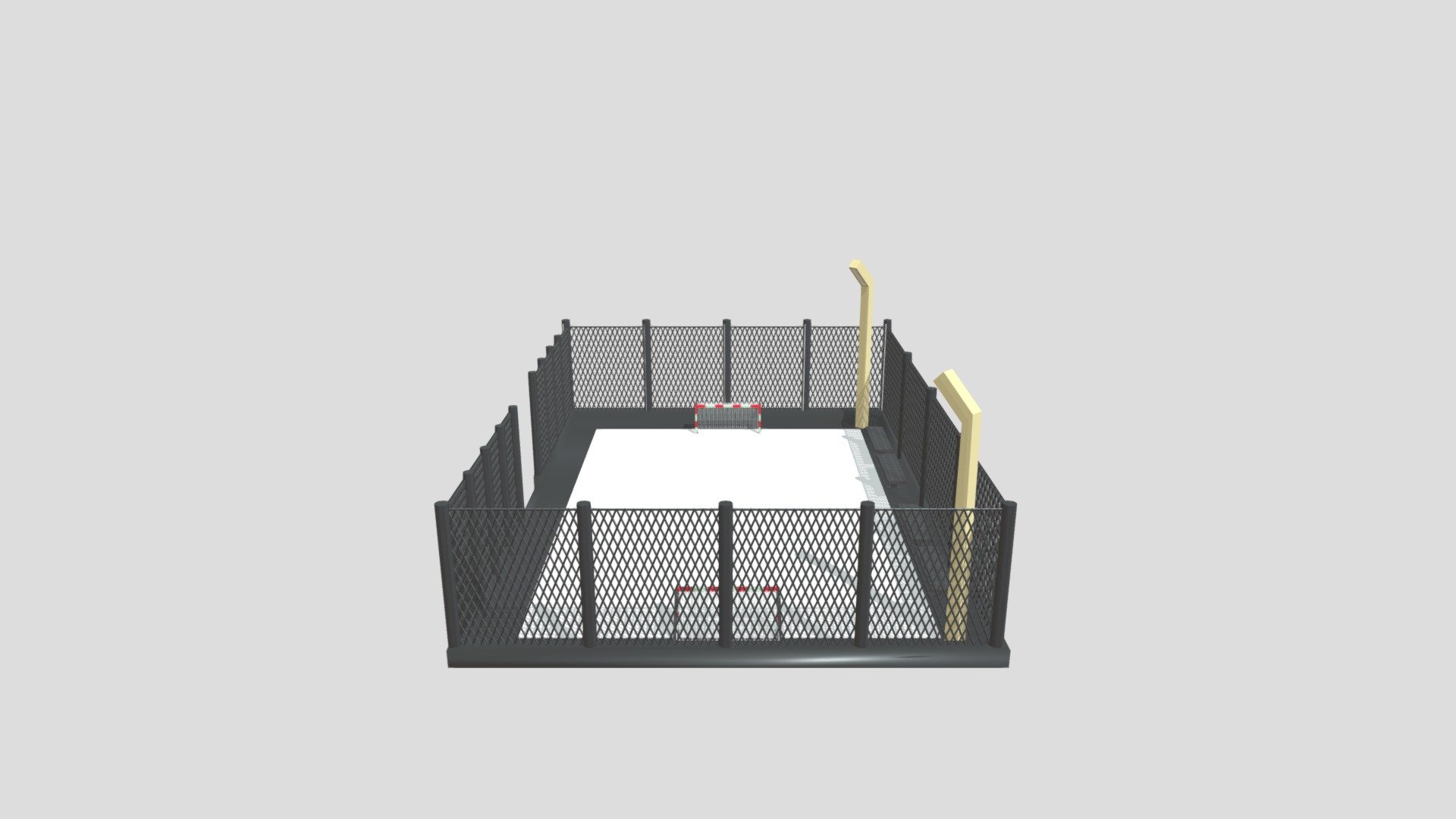 Mini football stadium - 3D model by shoir_13 [56aea4a] - Sketchfab