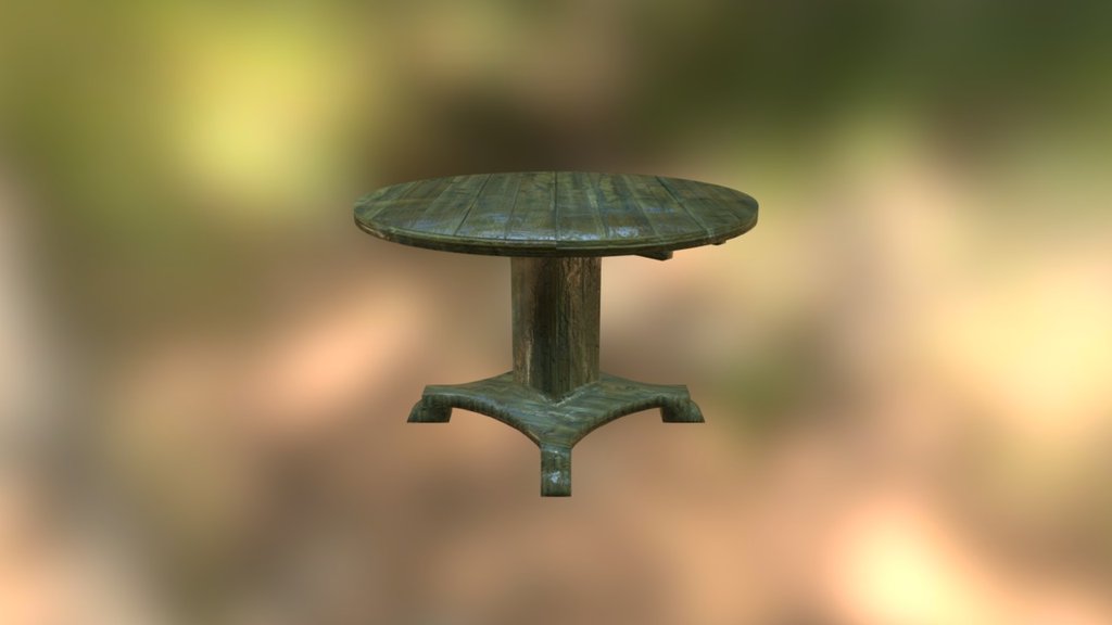 Saloon Table - 3D model by Abdullah Fadhil (@aboodyfj) [56aed02 ...