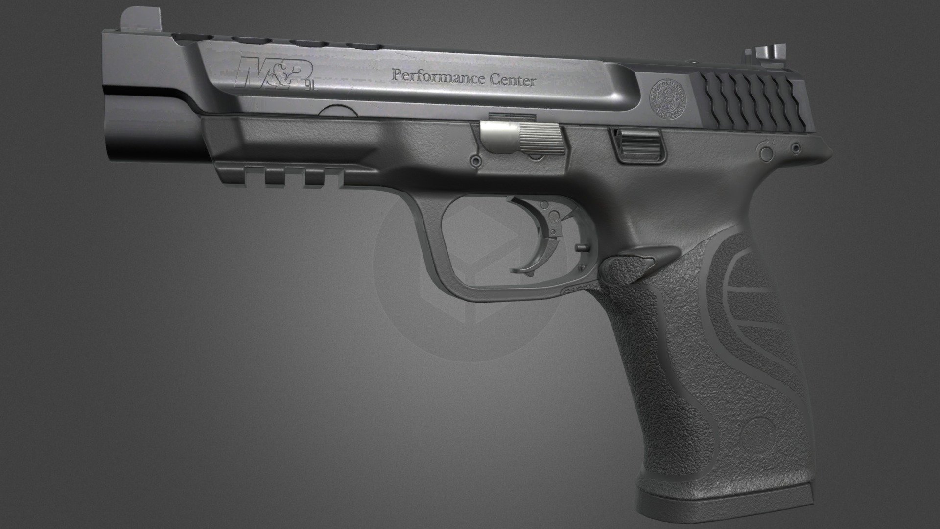 Smith & Wesson M&P9 Performance Center Ported - Download Free 3D model ...