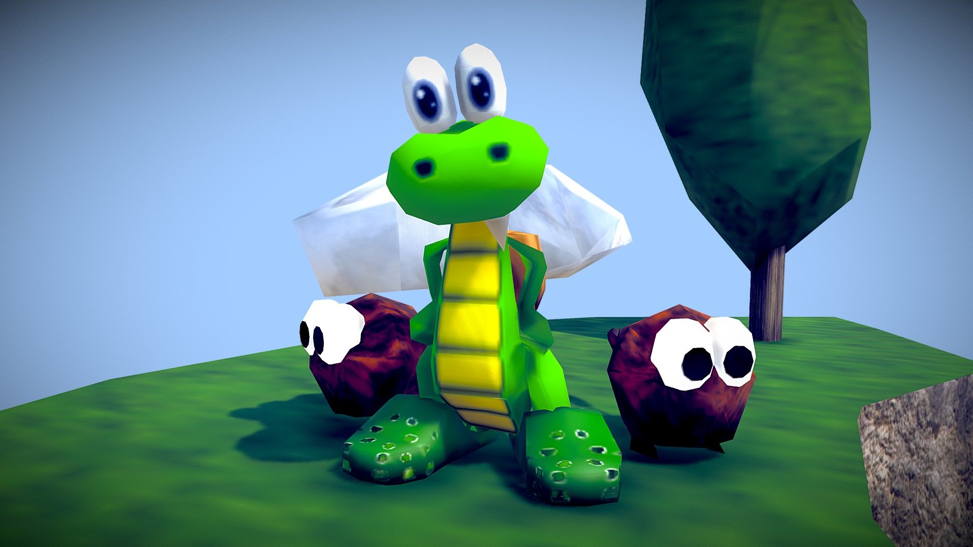 Croc - Legend of the Croc Assets - Download Free 3D model by Jacob ...