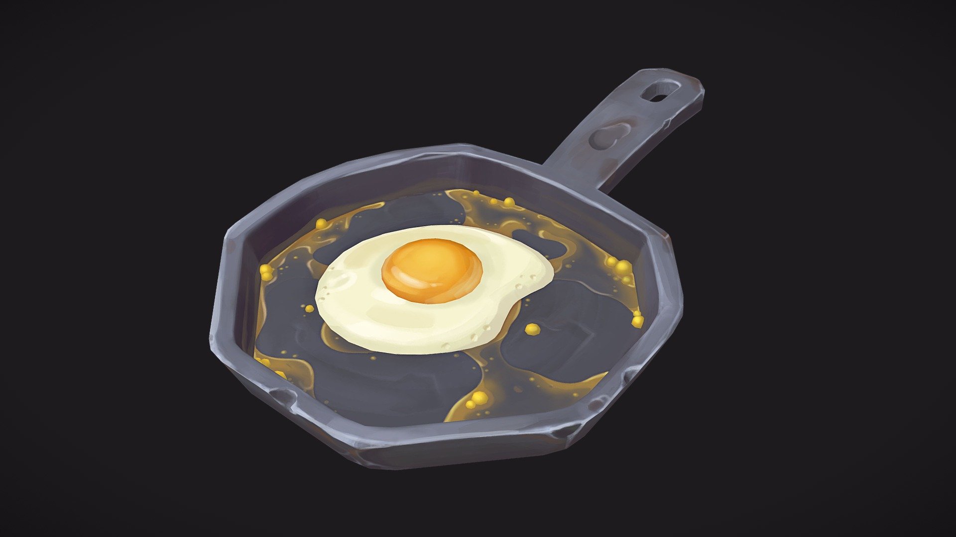 Frying Pen - 3D model by Gleb Parshikov (@gleb_parshikov) [56b2a36 ...