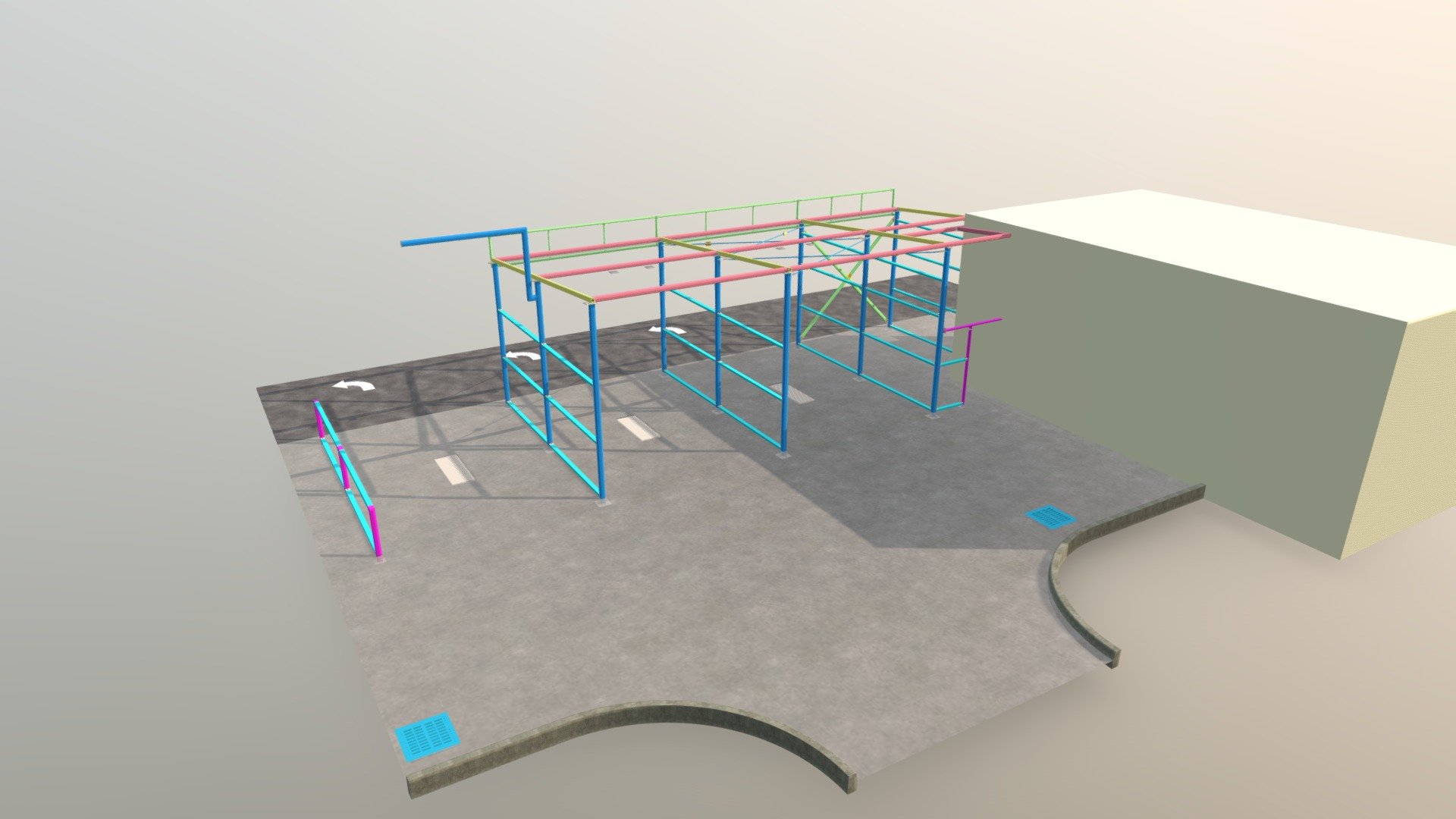 Spalatorie Auto - 3D model by saoproiect [56b3492] - Sketchfab