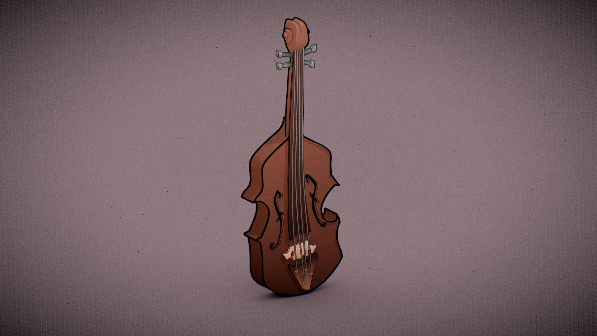 Stylized Whimsical Violin - Download Free 3D model by Kigha [56b69be ...