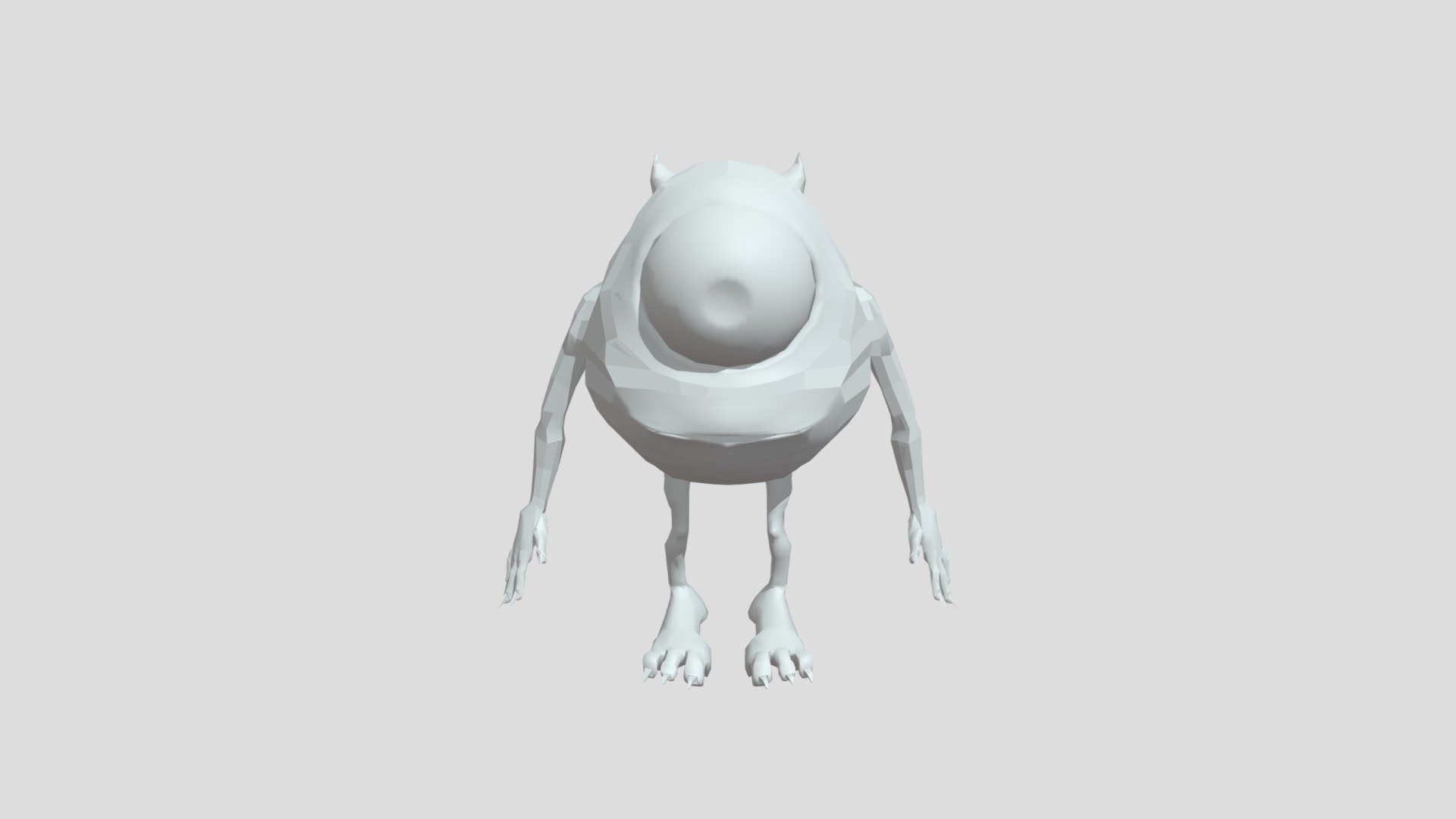 Mike Wazowski - 3D model by AndreaNino [56b7757] - Sketchfab
