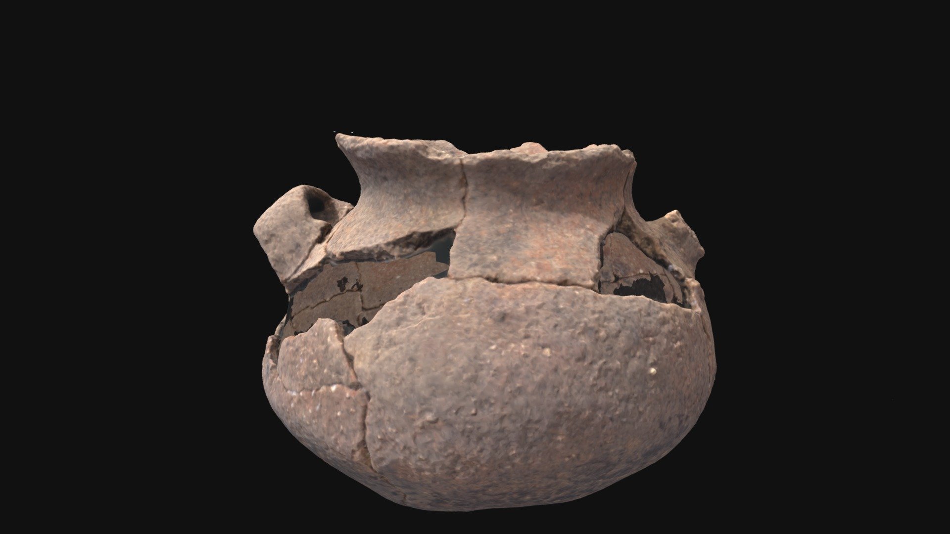 Cooking pot (olla) with handles - 3D model by PIARA Peru (@PIARAPeru ...