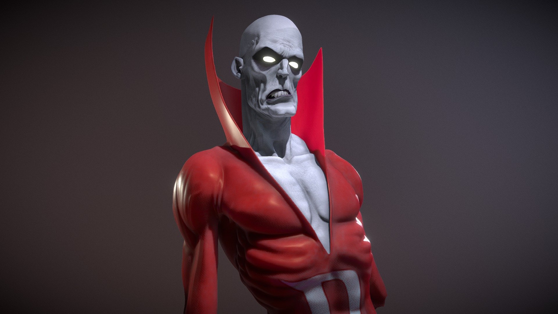 Deadman sculpt concept by Andrew Robbins - 3D model by JL Navarro ...