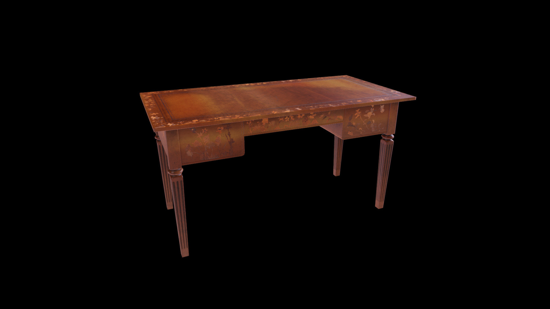 Birou - 3D model by Muzeul George Enescu (@inobi) [56bd231] - Sketchfab