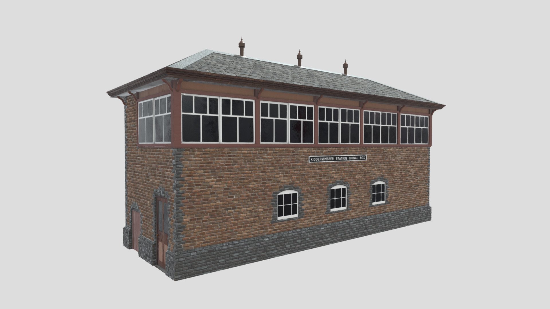 Kidderminster Station signal box (1987 onwards) - 3D model by ...