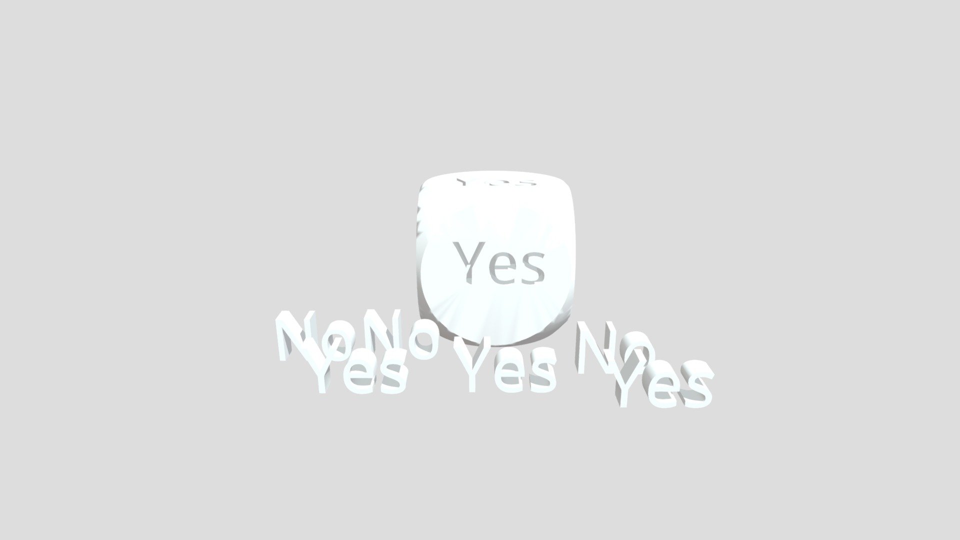 Yes no di - Download Free 3D model by EMS16218 [56bdac6] - Sketchfab