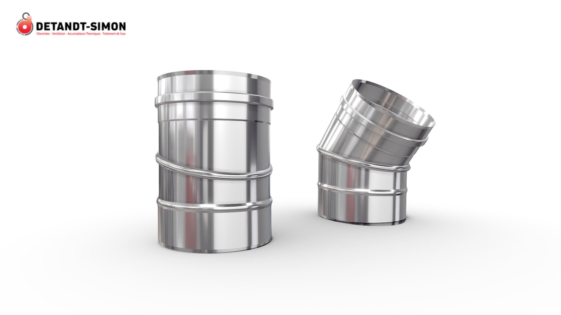 Coude Orientable 0° à 45° Inox - 3D model by Detandt Simon ...