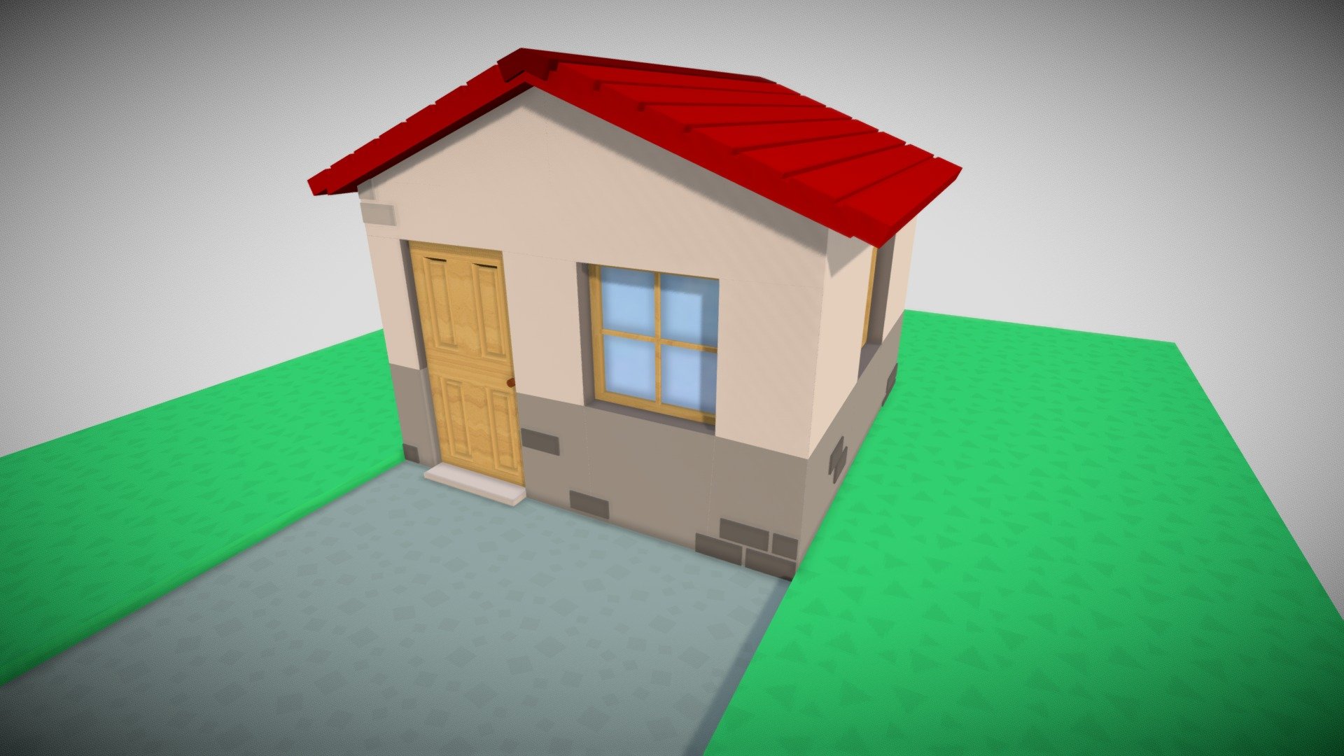 House - 3D model by Duaa Nairat (@duaanairat) [56bf305] - Sketchfab