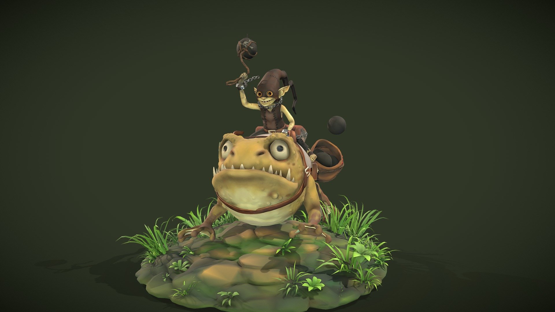 Wabble the Goblin - 3D model by Jaantje [56c0c69] - Sketchfab