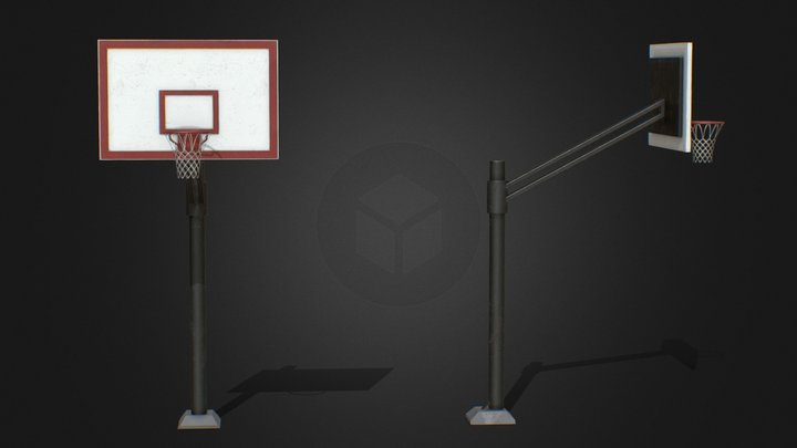 Basketball-hoop 3D models - Sketchfab