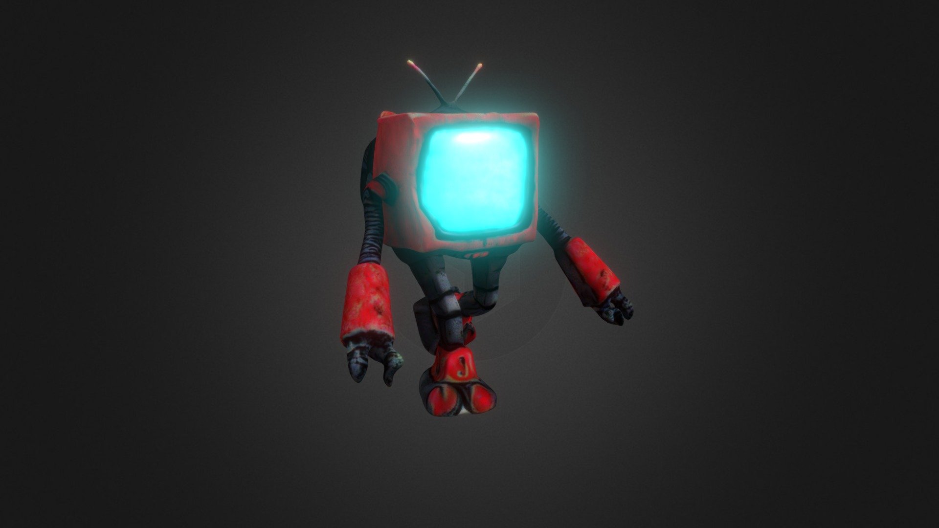 tv robot Walking - Download Free 3D model by vicente betoret ferrero ...