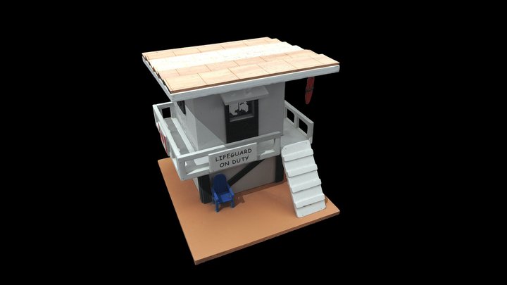 Lifeguardtower 3D models - Sketchfab