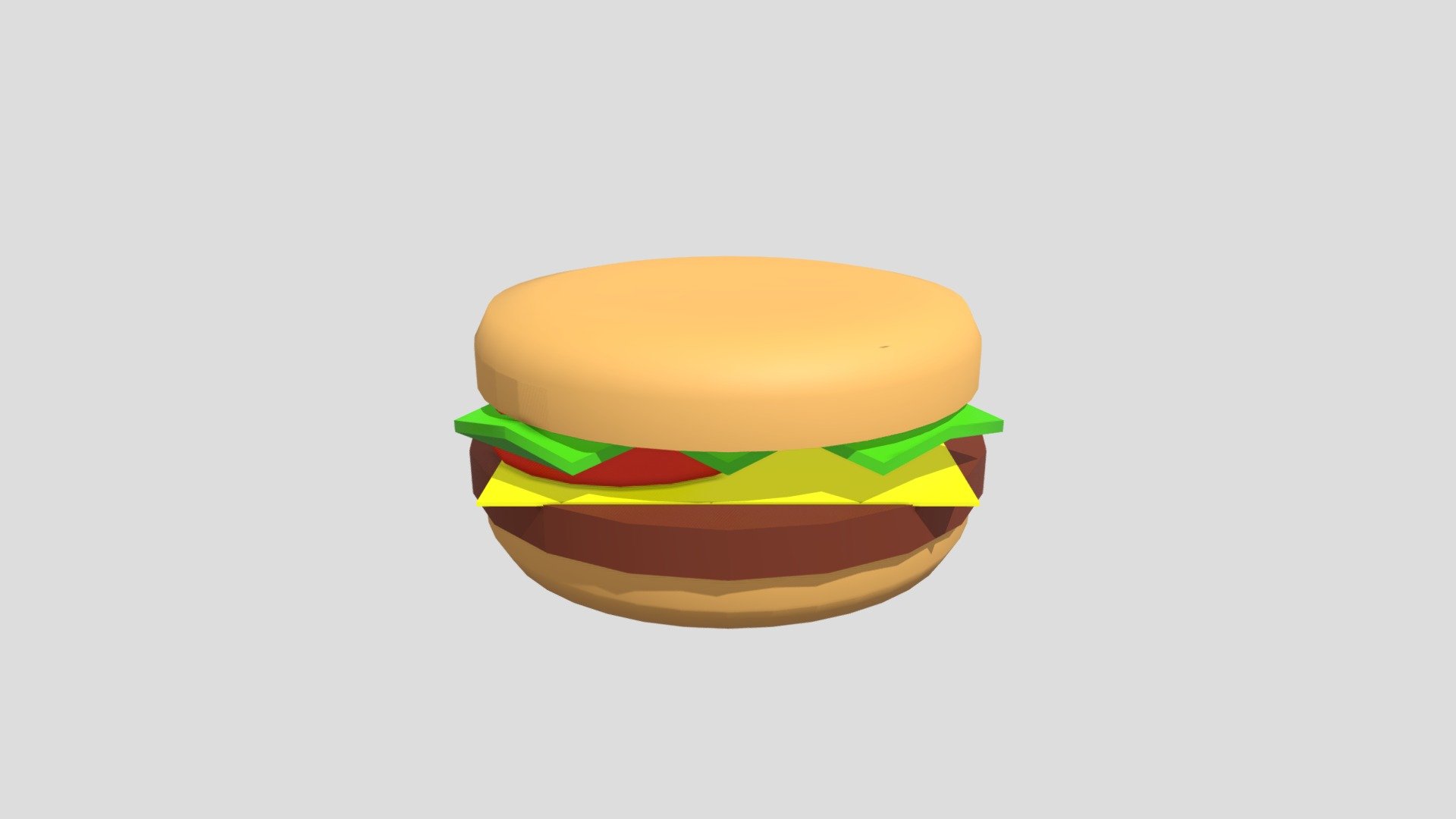 Burger_Model - Download Free 3D model by YongG [56c2b34] - Sketchfab