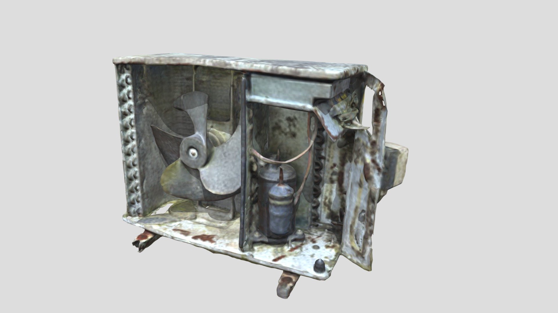 Air Conditioner - Broken (Enhanced Scan) - Download Free 3D model by ...