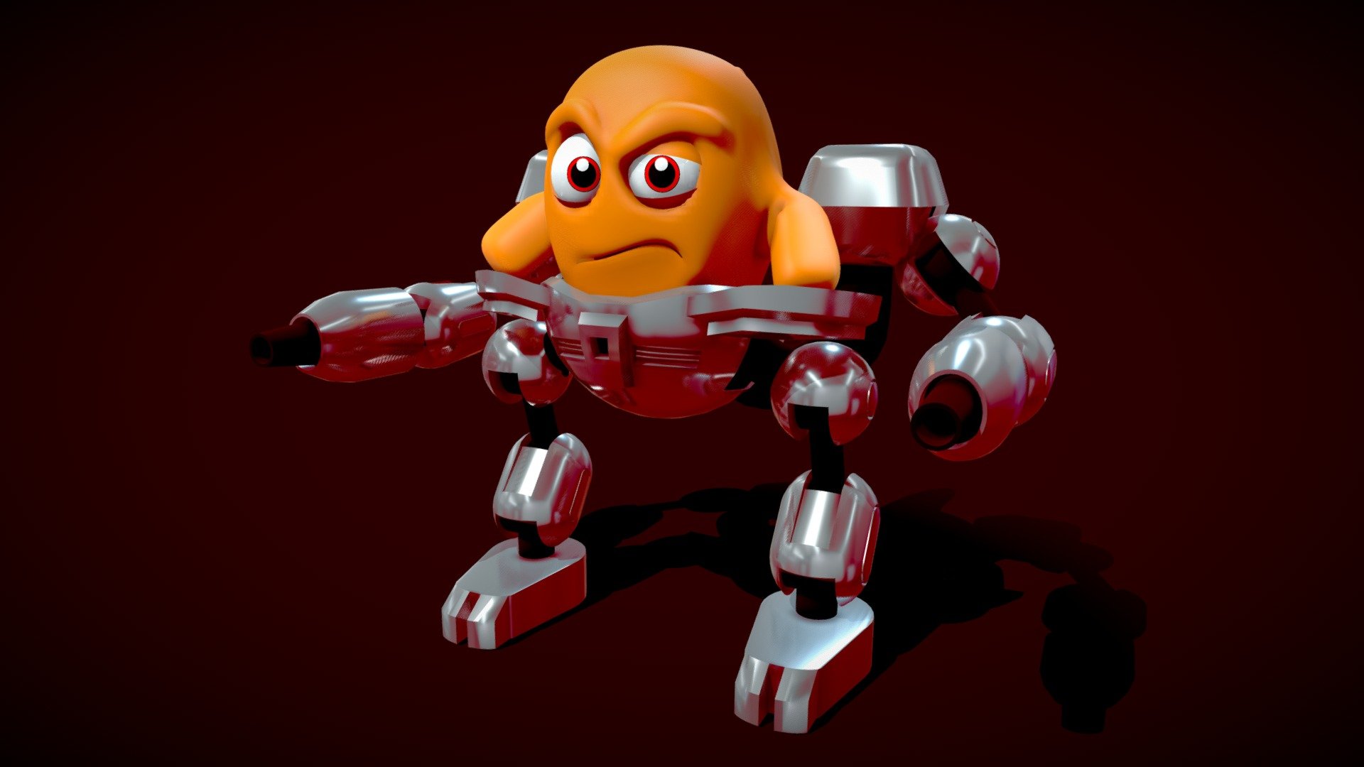 Finn - Angry Goldi - 3D model by Jacob Quintana (@jacobq1004) [56c8020 ...