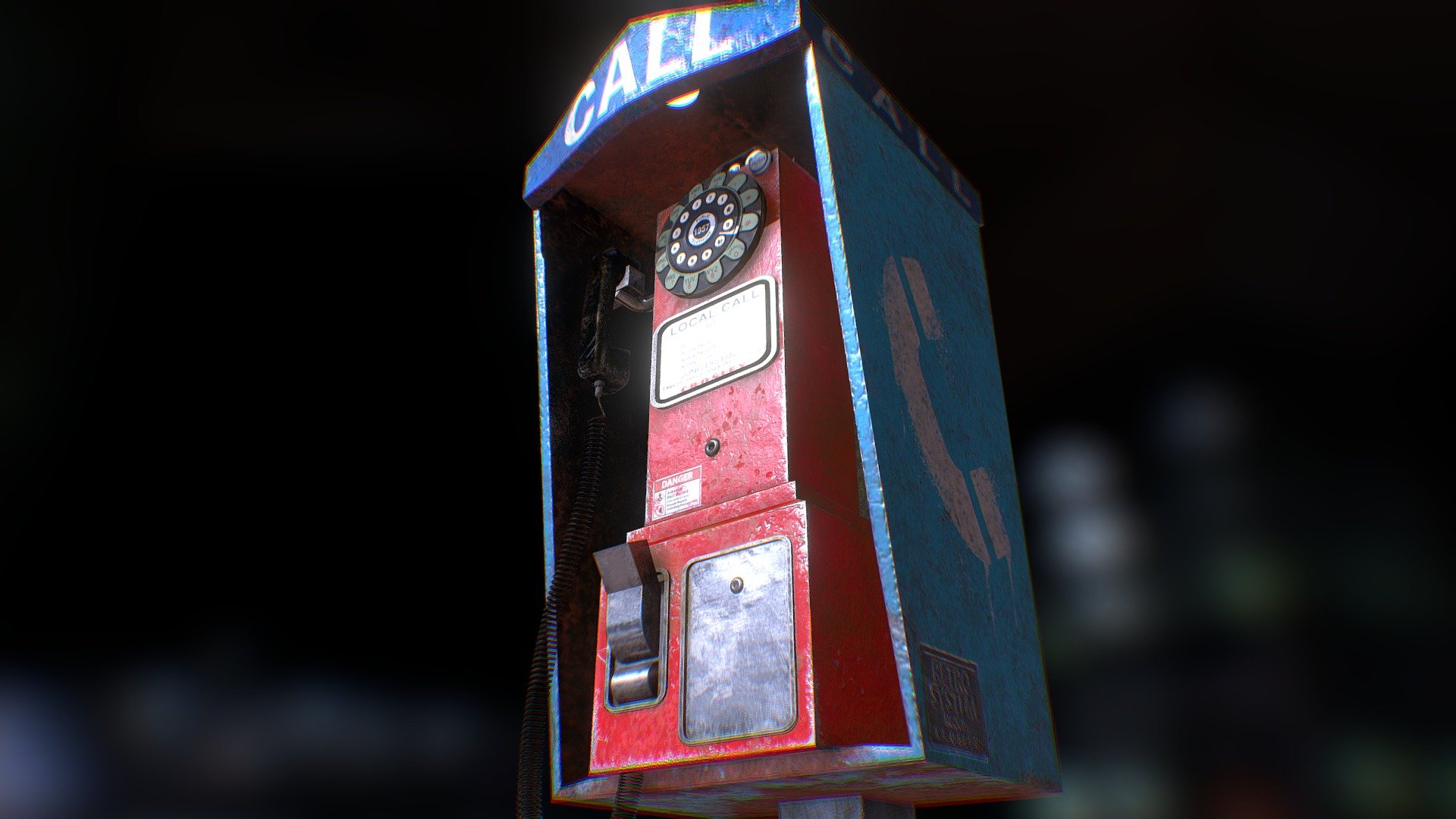 Public phone / telefono publico - Download Free 3D model by NEB-ART ...